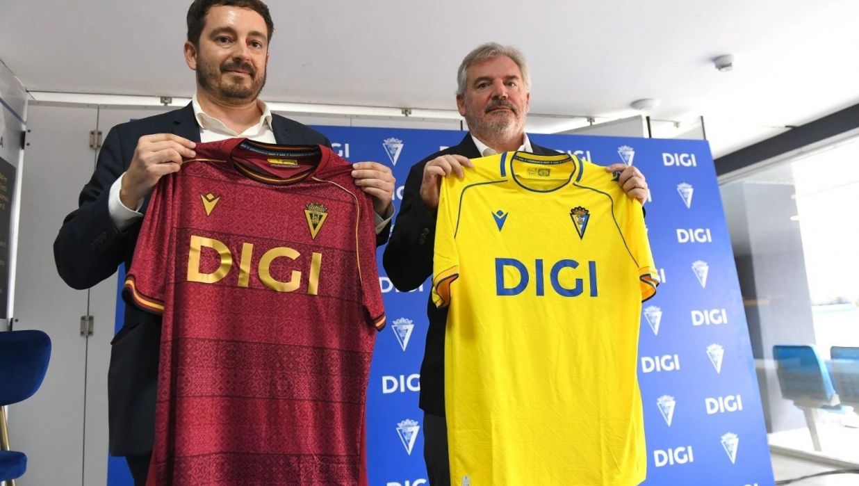 El Cádiz CF recupera a Digi como patrocinador principal hasta 2026-2027