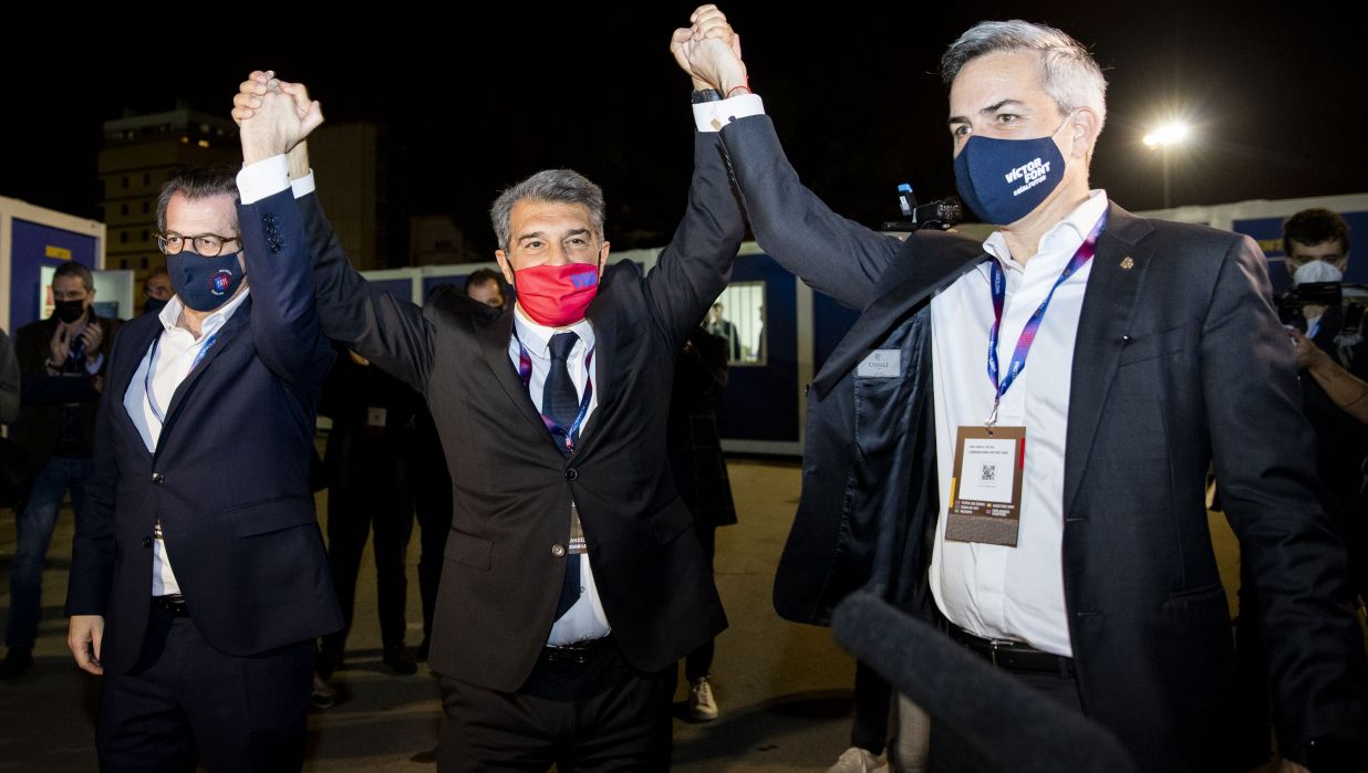 Joan Laporta vuelve a la presidencia del Barça con el apo... Joan Laporta vuelve a la presidencia del Barça con el apo...